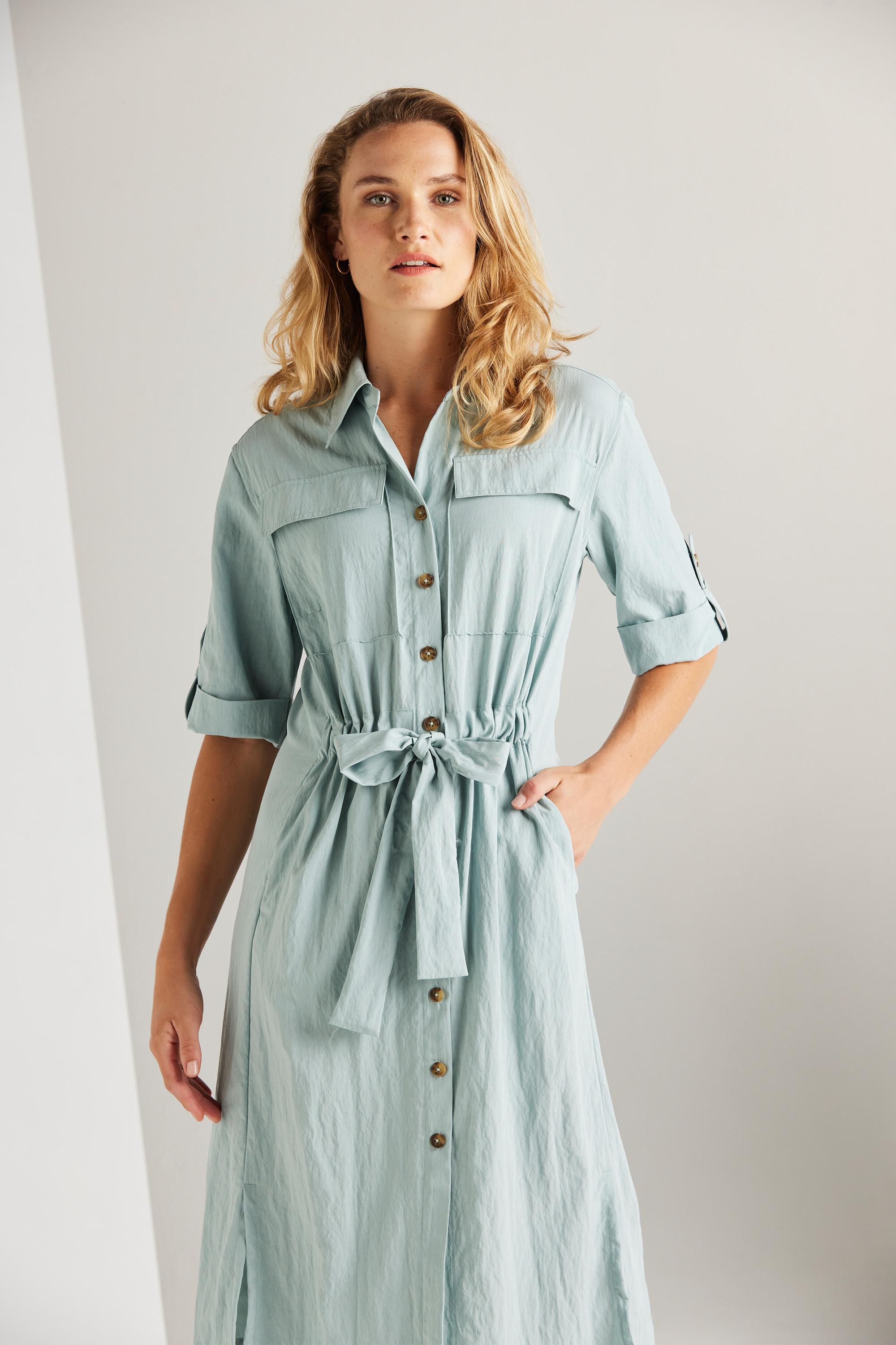 Dresses - TRENCH DRESS - Hartleys Fashion