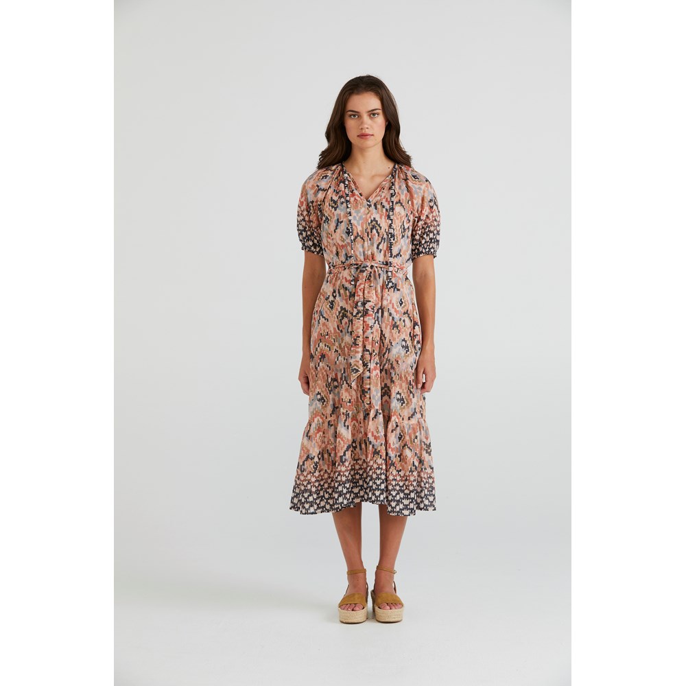Dresses - MADRAS DRESS - Hartleys Fashion