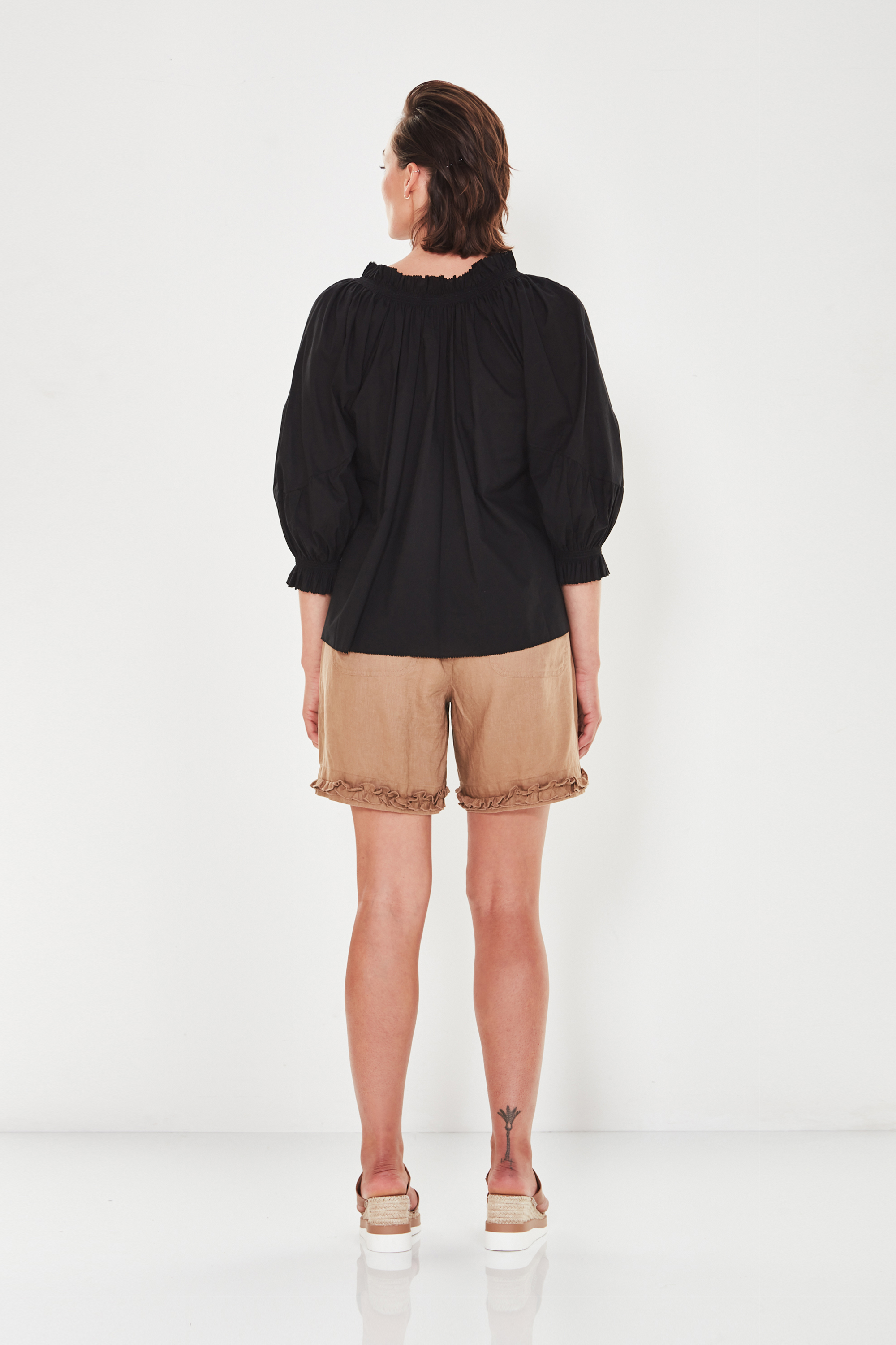 Shorts - RUFFLE SHORT - Hartleys Fashion
