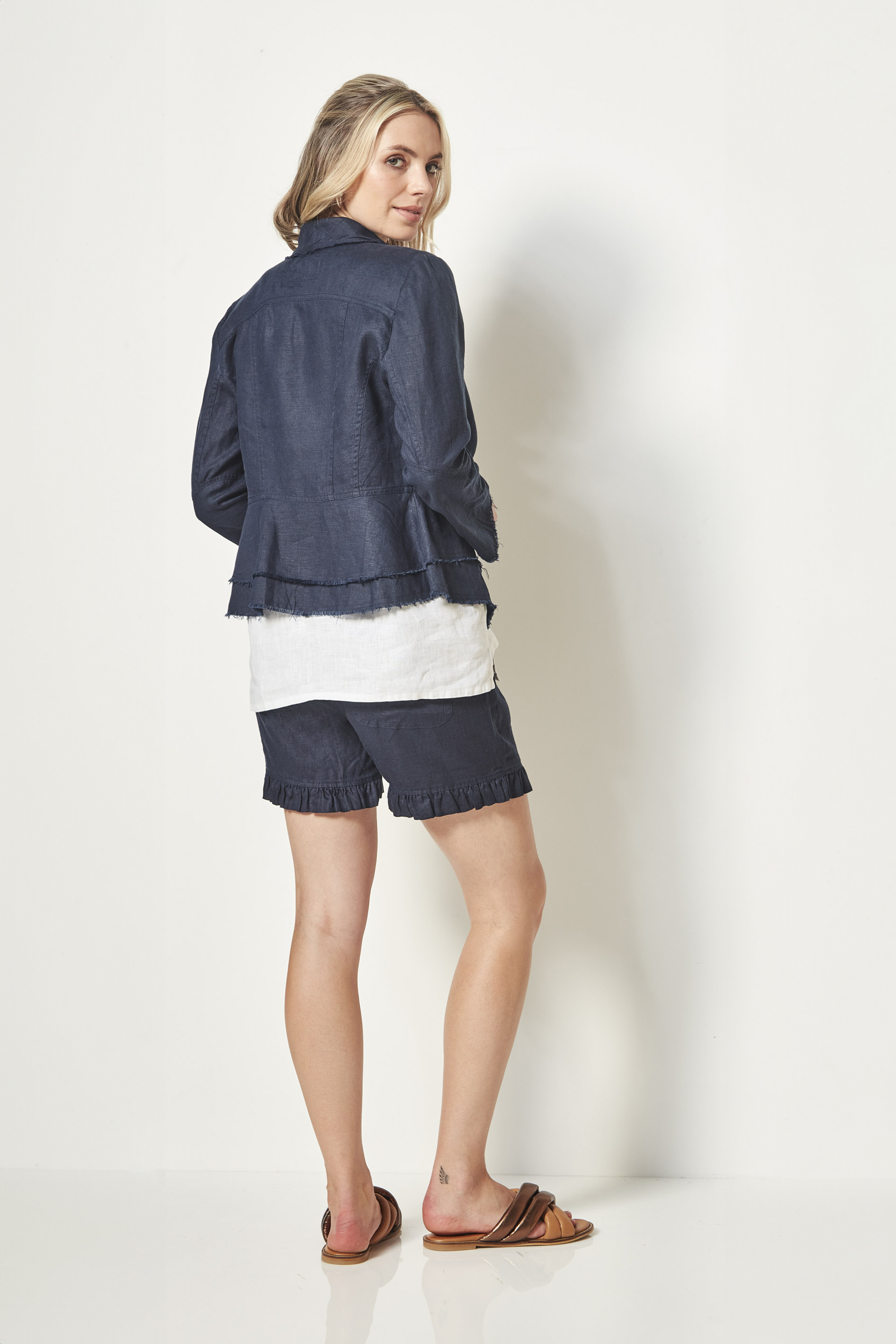 Shorts - FRILL SHORT - Hartleys Fashion