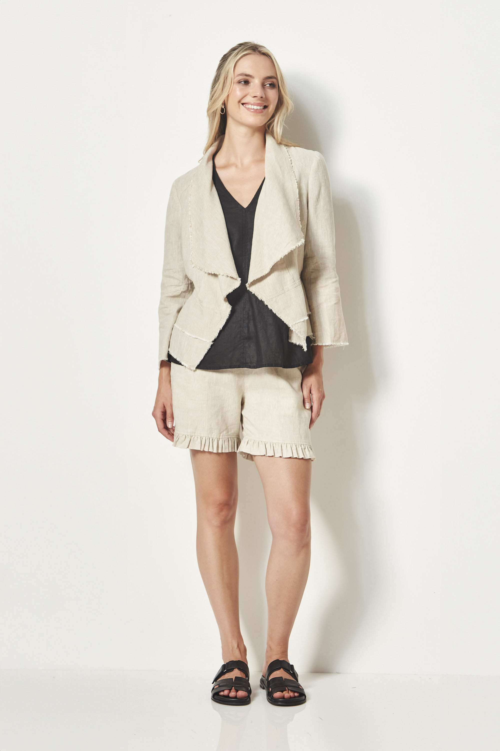 Shorts - FRILL SHORT - Hartleys Fashion