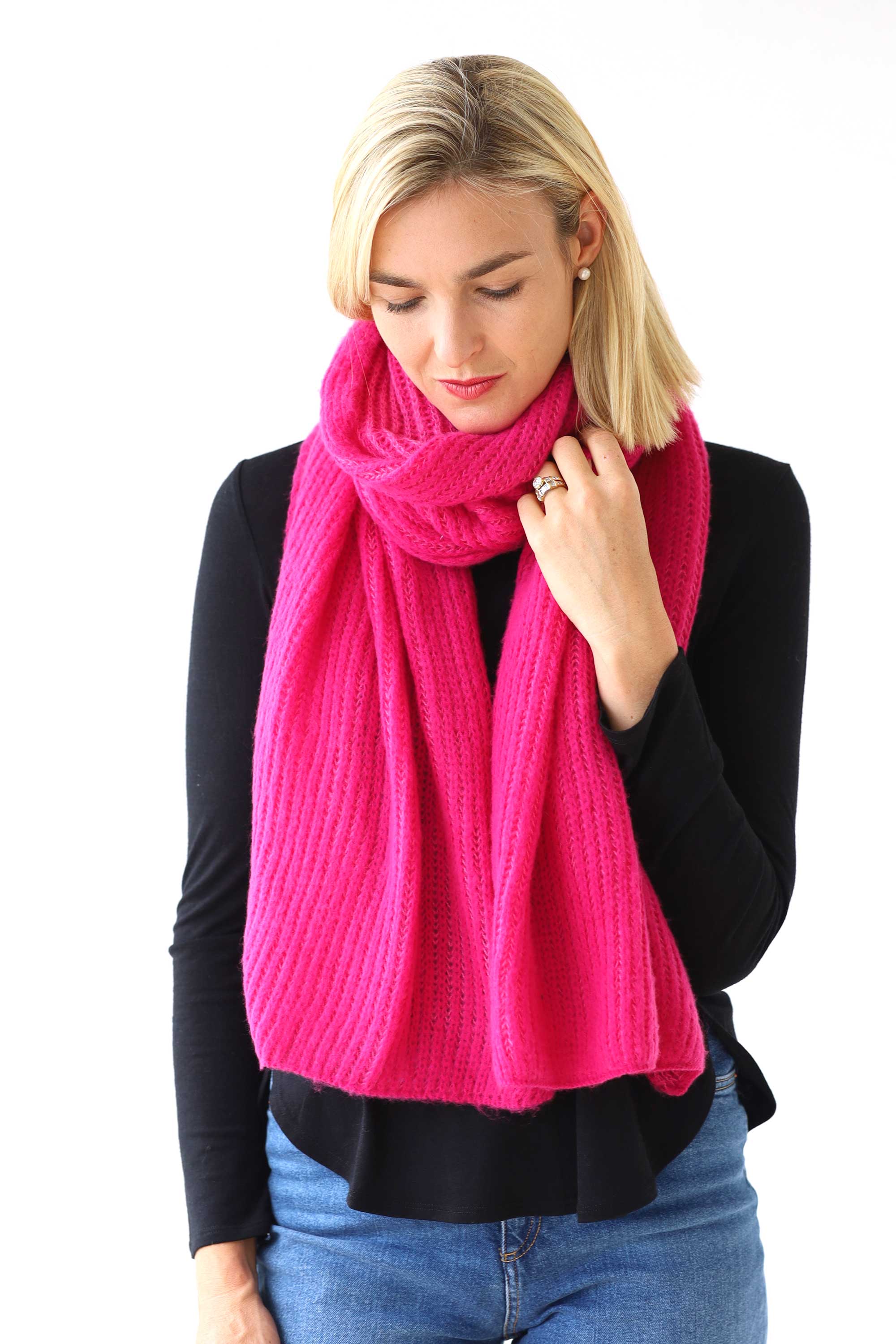 Archer House - RIBBED SCARF - Hartleys Fashion