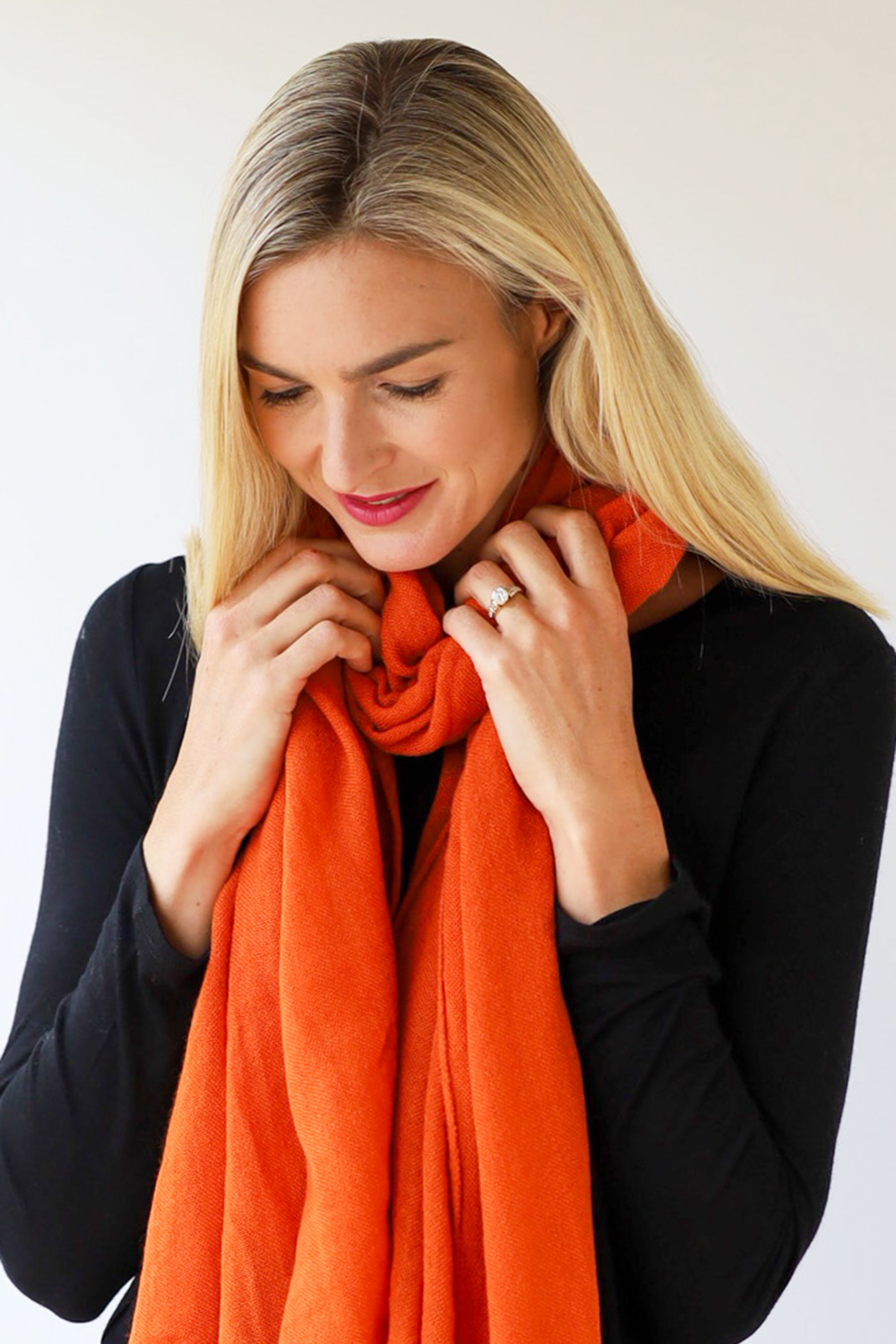 Accessories - PLAIN SOFT SCARF - Hartleys Fashion