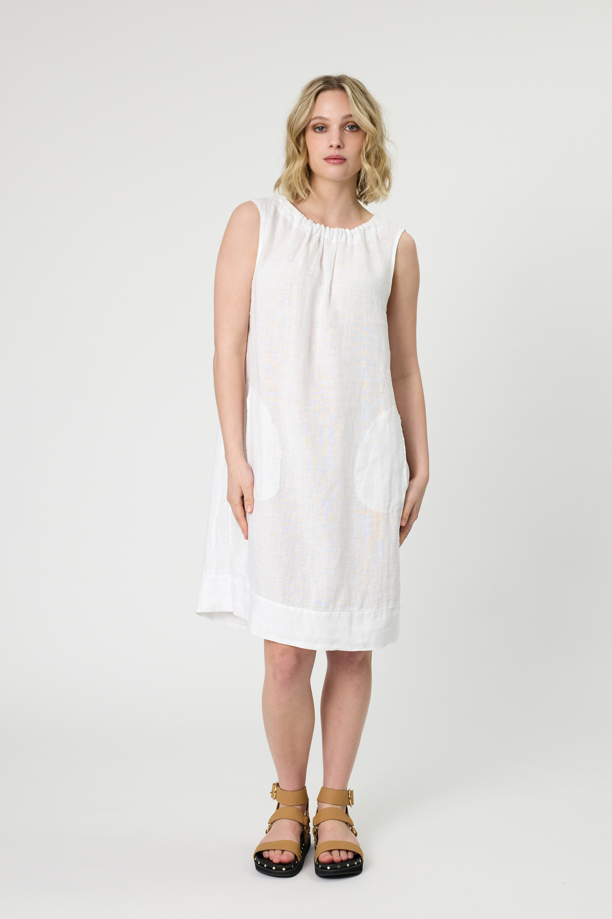 Svi_Imported - SANDRIA LINEN DRESS - Hartleys Fashion