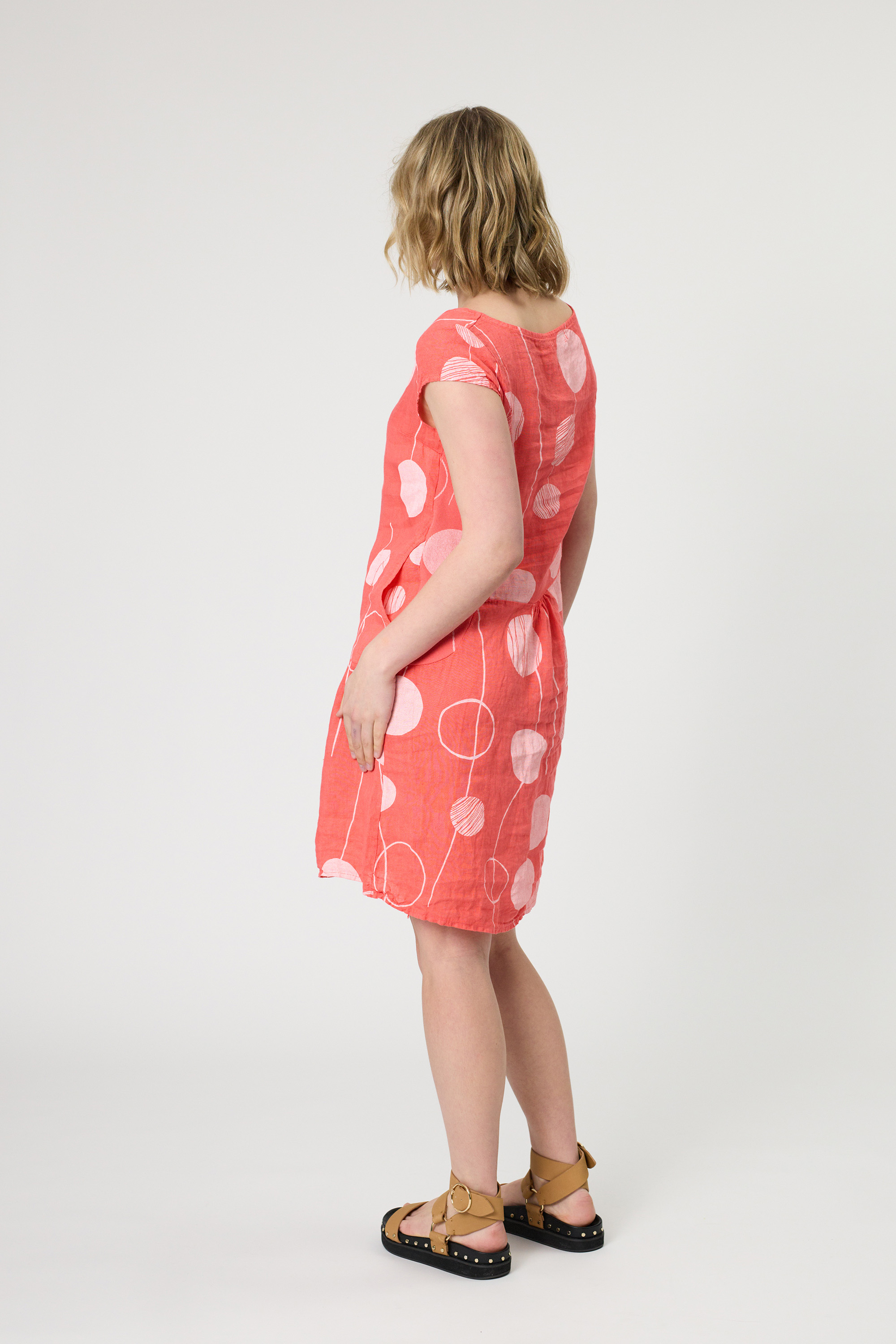 Simply Linen - WEEKENDER TEARDROP DRESS - Hartleys Fashion