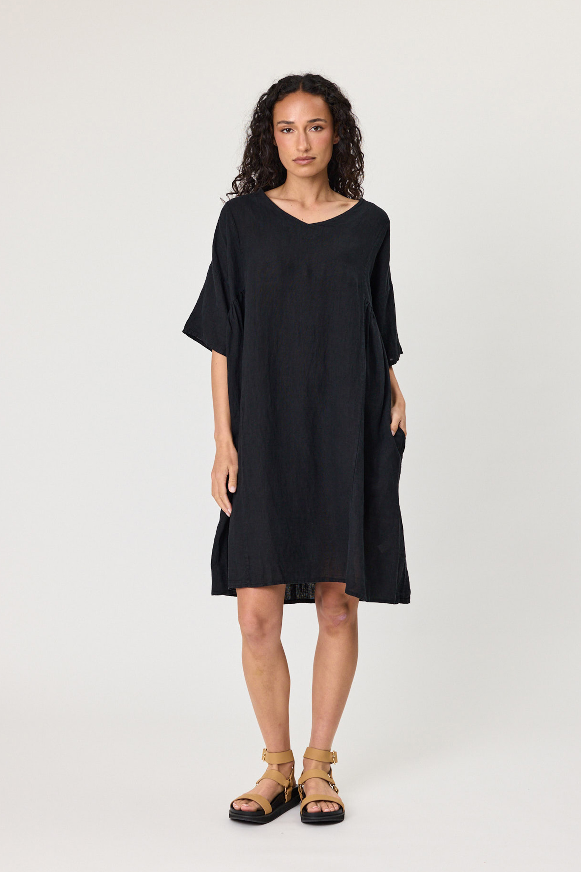 Simply Linen - SARDINEA DRESS - Hartleys Fashion