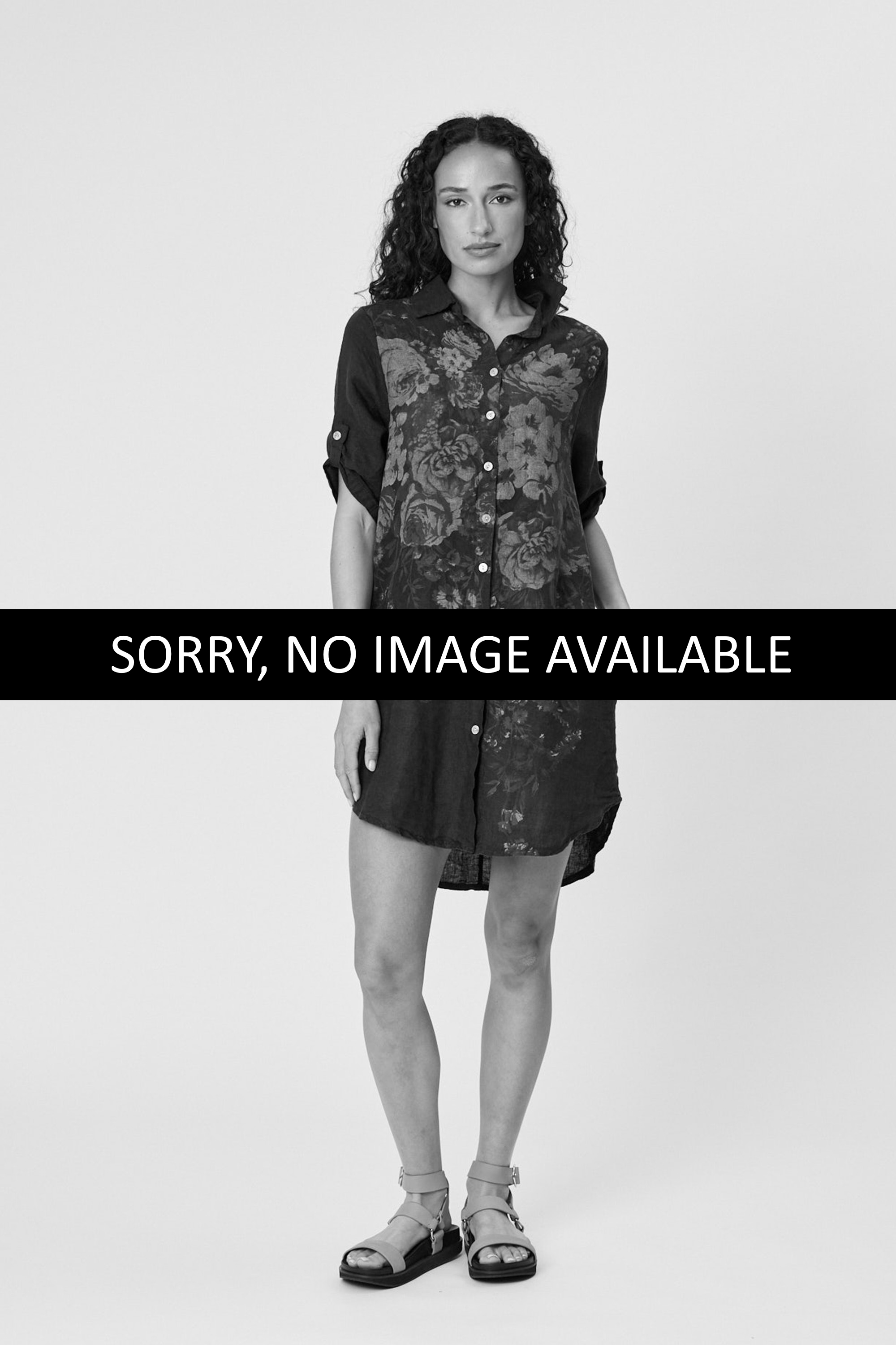 Sale - LINEN SPLASH DRESS - Hartleys Fashion