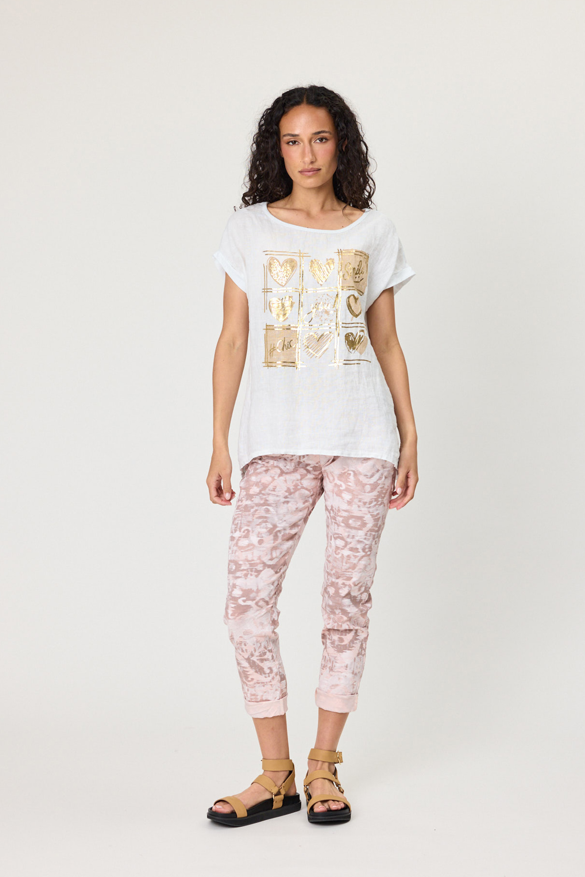 Tops And Tees - PISA T SHIRT - Hartleys Fashion