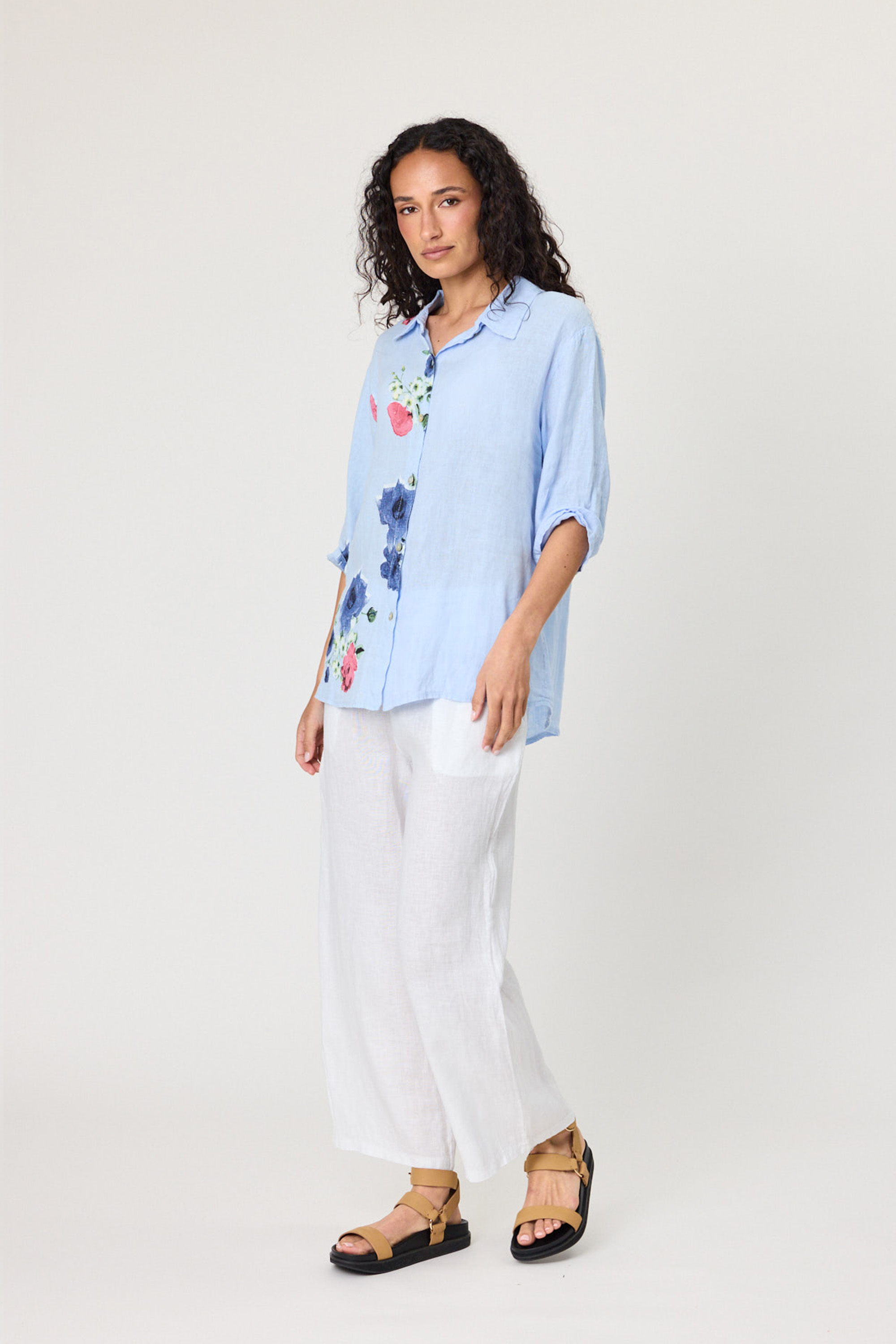 Simply Linen - TOSCANA SHIRT - Hartleys Fashion