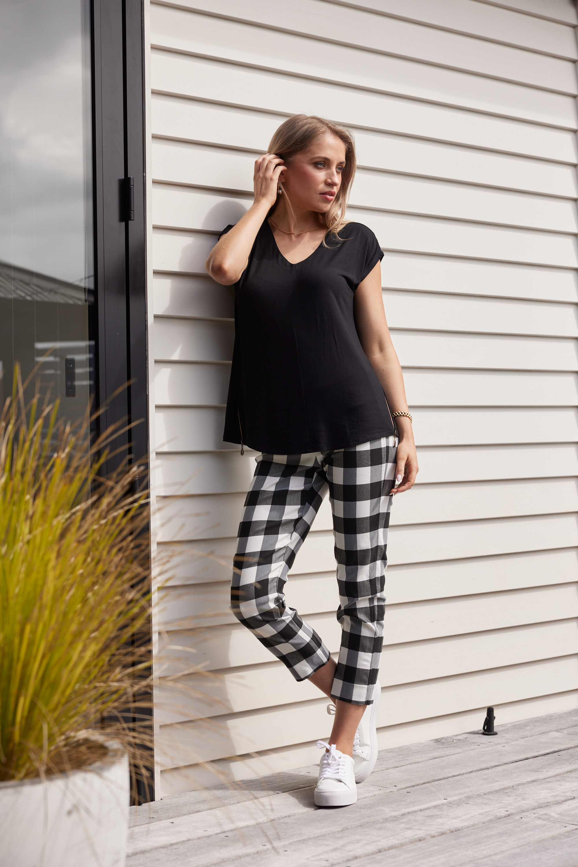 Vincent - BOSTON ZIP TOP - Hartleys Fashion