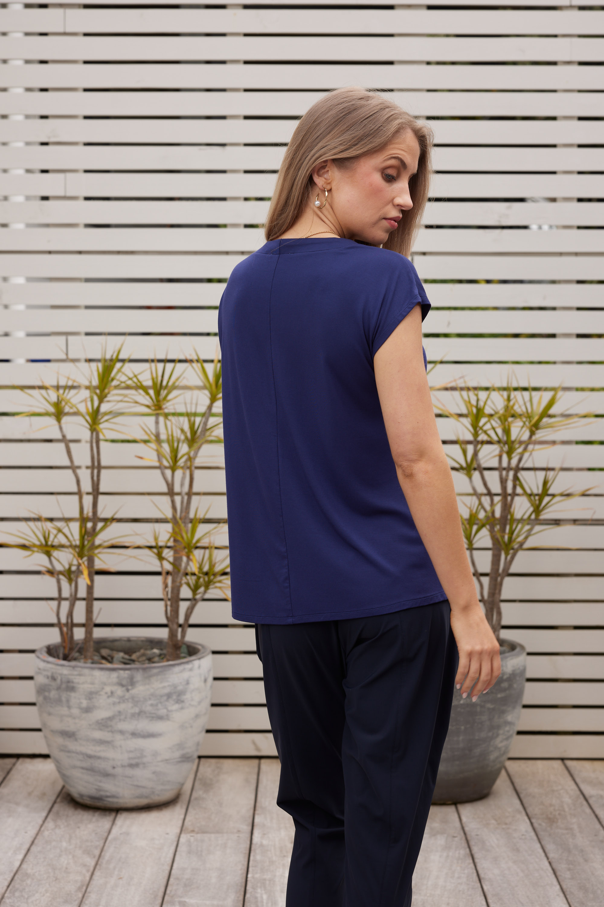 Vincent - BOSTON ZIP TOP - Hartleys Fashion