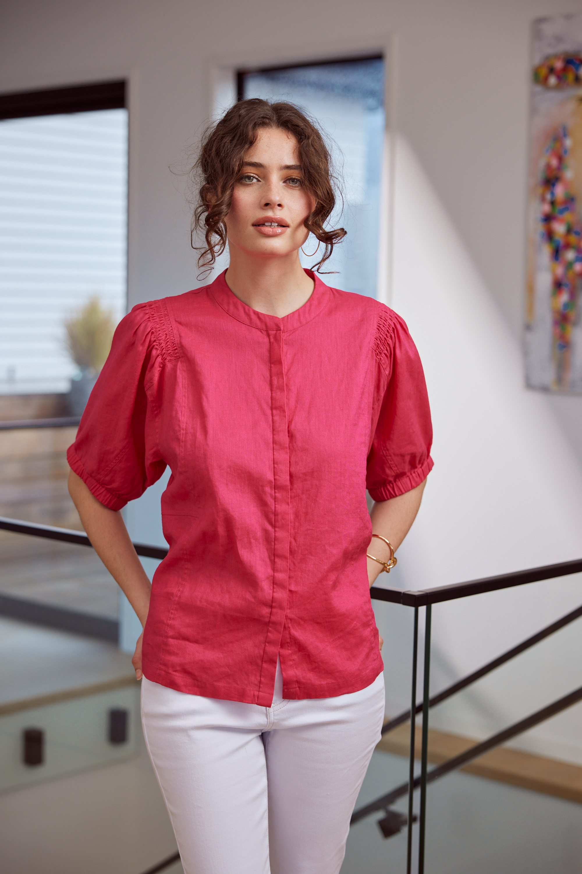 Vincent - ELATION LINEN SHIRT - Hartleys Fashion