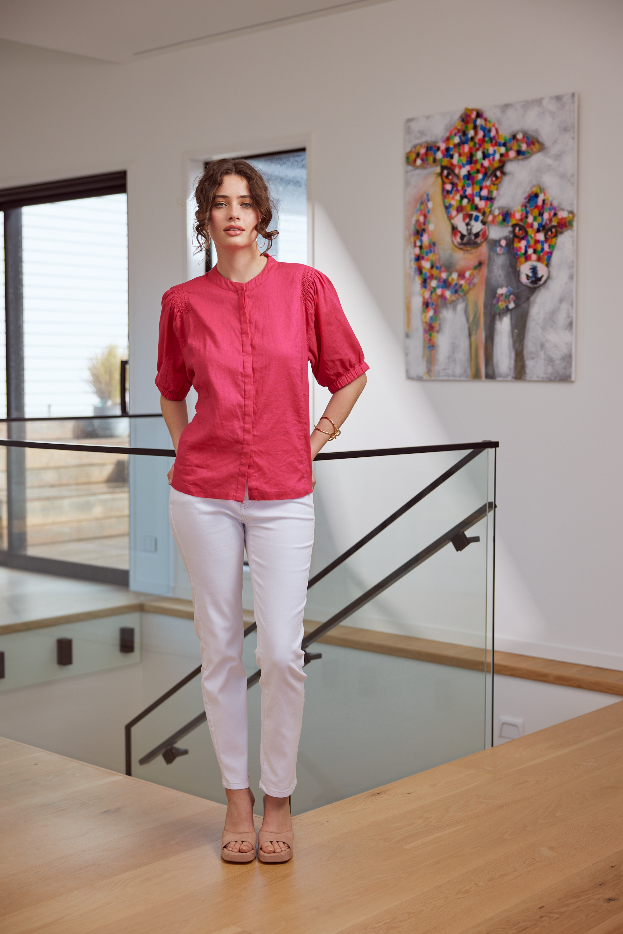 Vincent - ELATION LINEN SHIRT - Hartleys Fashion