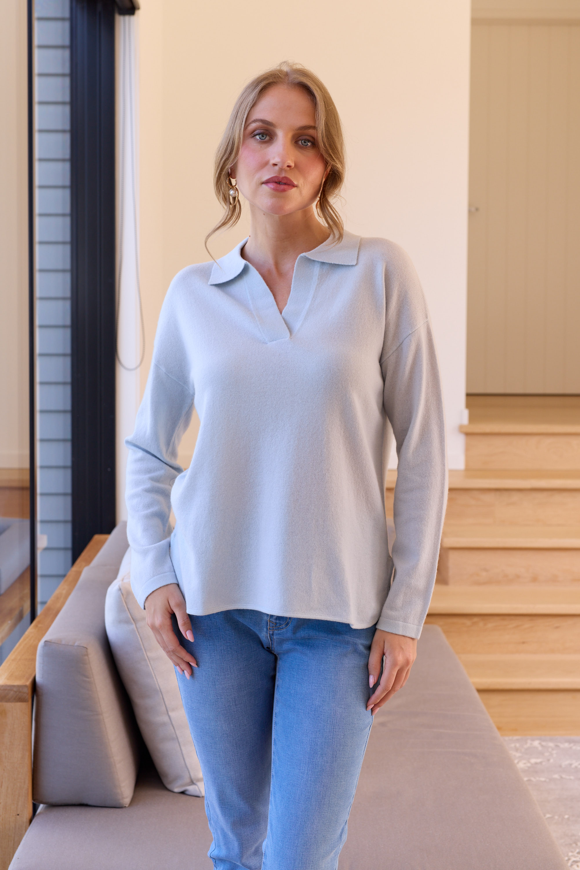 Vincent - MELODY POLO KNIT - Hartleys Fashion