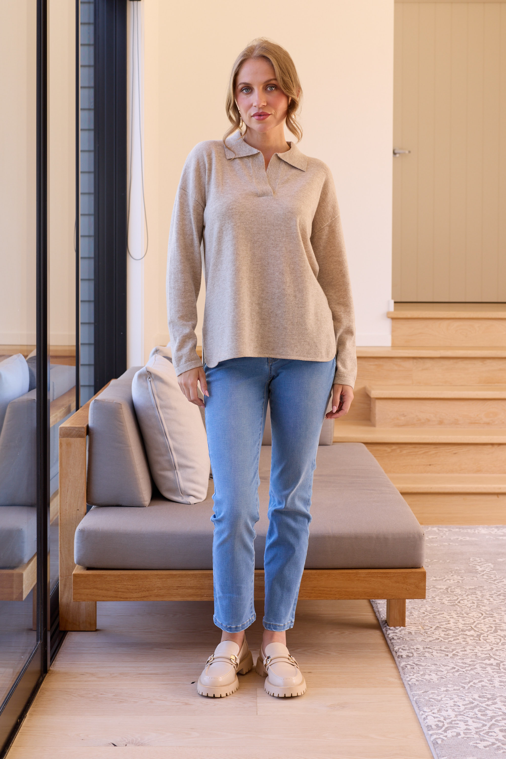 Vincent - MELODY POLO KNIT - Hartleys Fashion