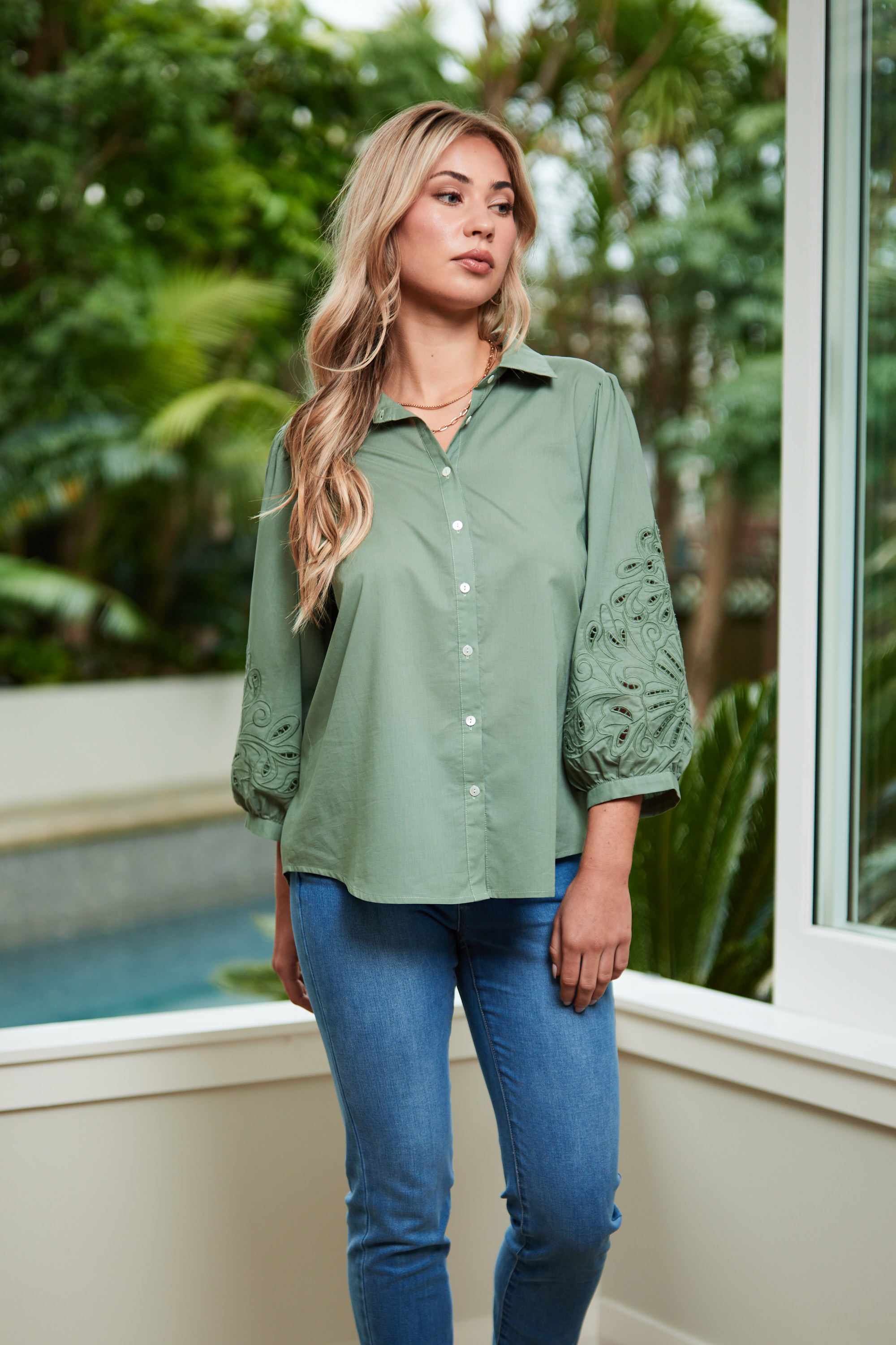 Vincent - PORTO BLOUSE - Hartleys Fashion
