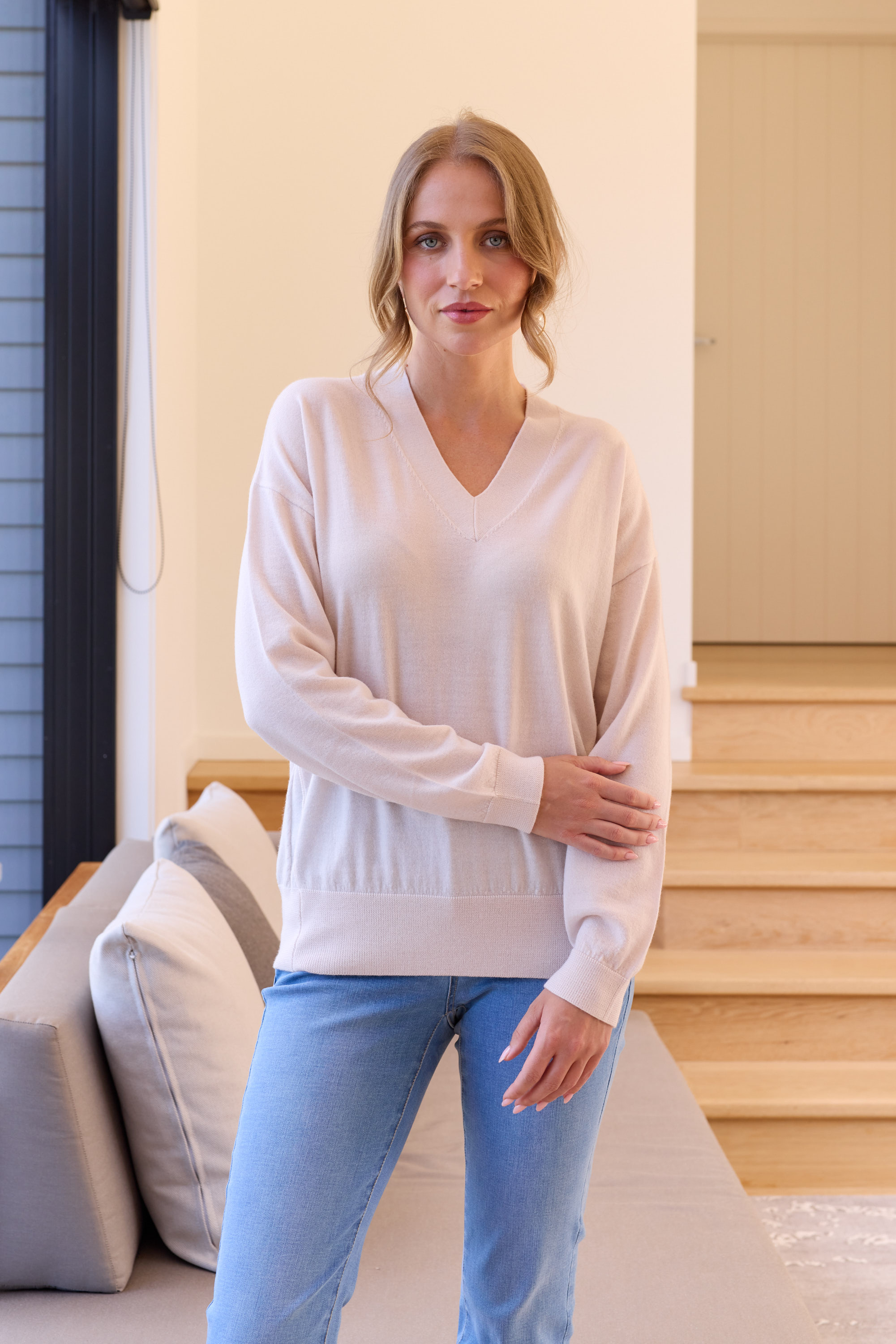 Knitwear - PIPPA MERINO KNIT - Hartleys Fashion