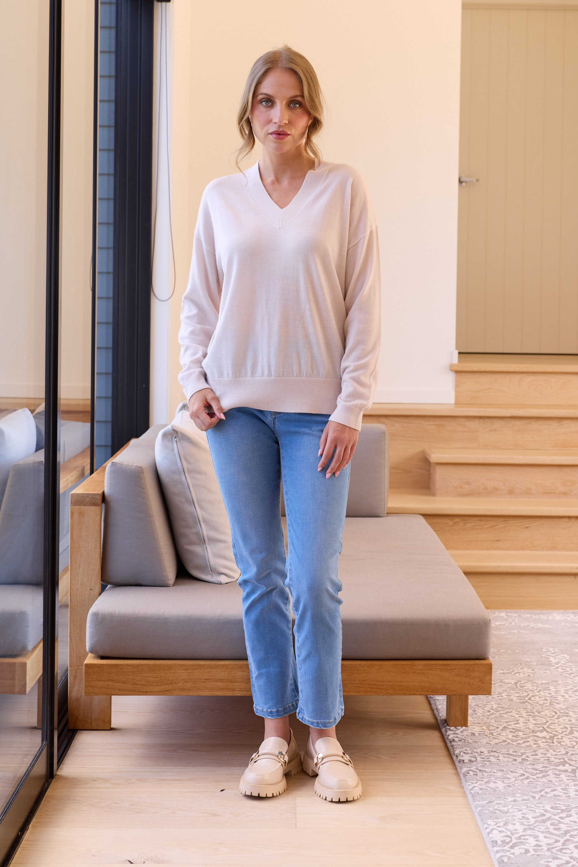 Knitwear - PIPPA MERINO KNIT - Hartleys Fashion