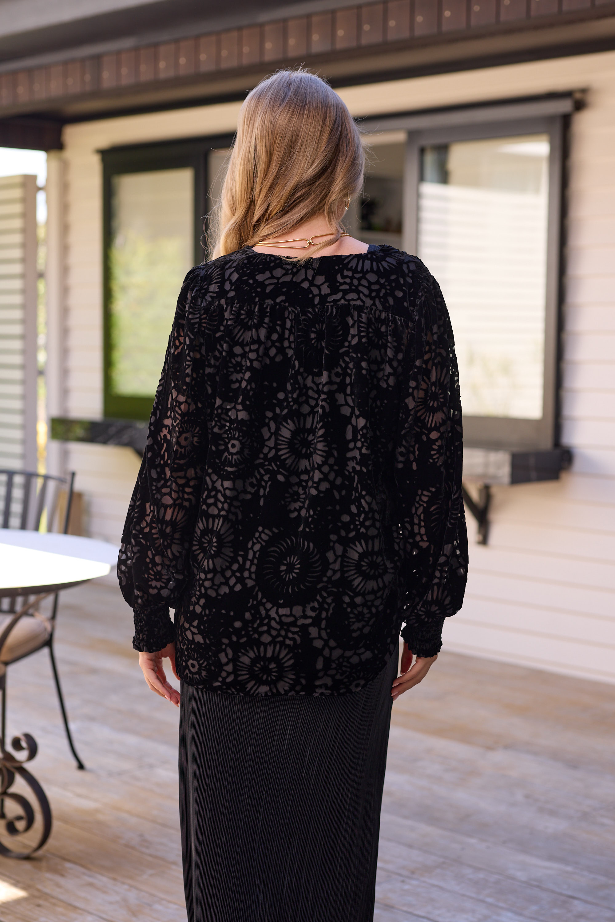 Tops And Tees - DEVOURE VELVET TOP - Hartleys Fashion
