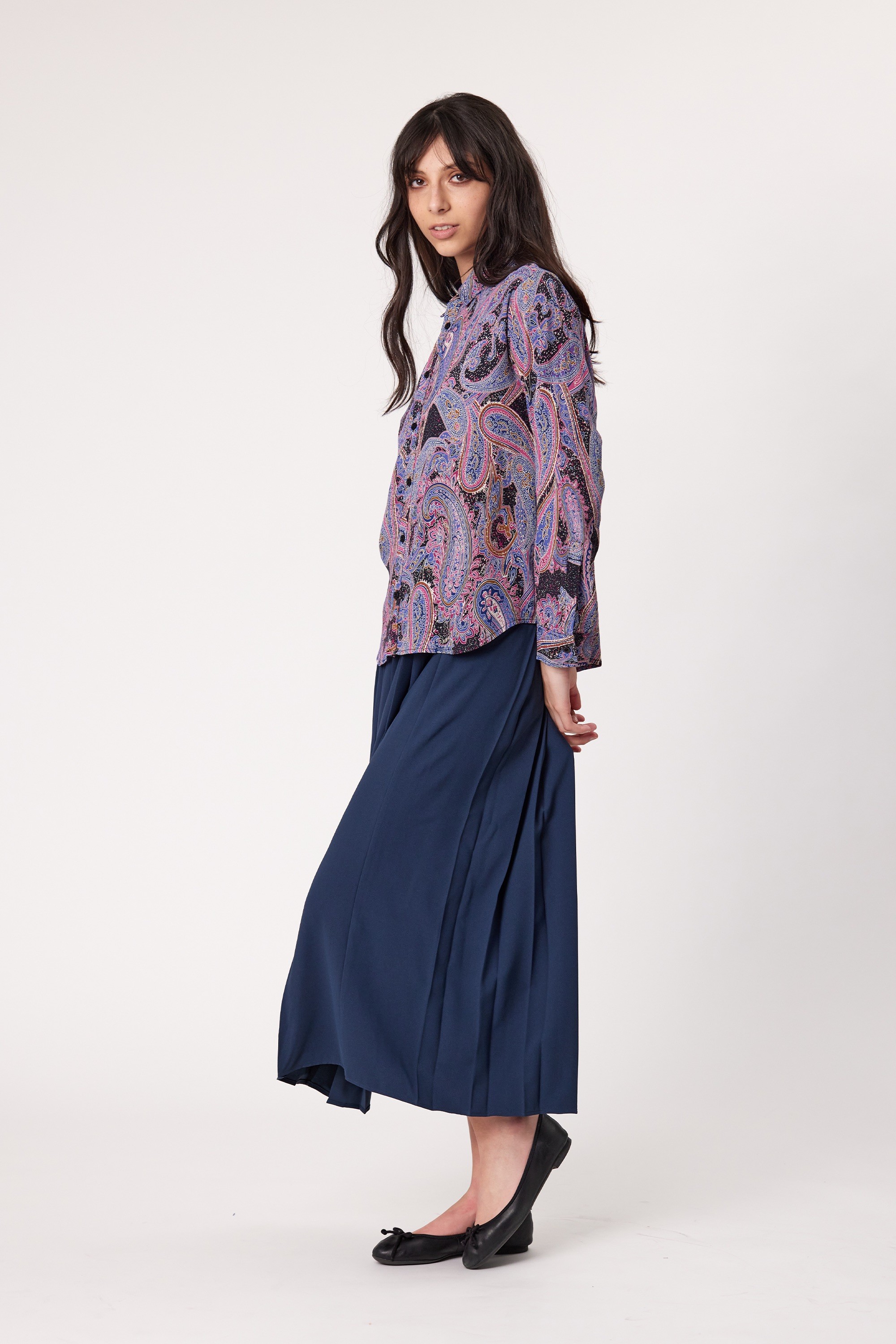 Yours Truly - HANNAH PRINT SHIRT - Hartleys Fashion
